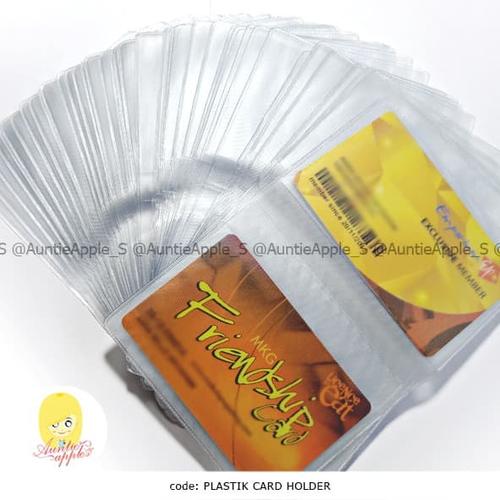 Jual PLASTIK CARD HOLDER/PLASTIK DOMPET KARTU/PLASTIK TEMPAT BUKU KARTU ...