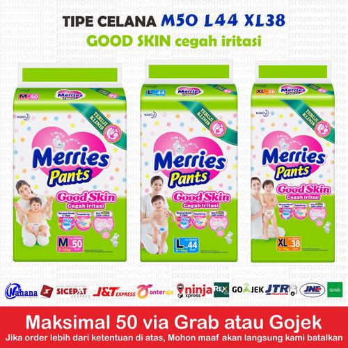 Jual Merries pants popok bayi M 50 M50 / L 44 L44 / XL 38 XL38 / XXL 28 ...