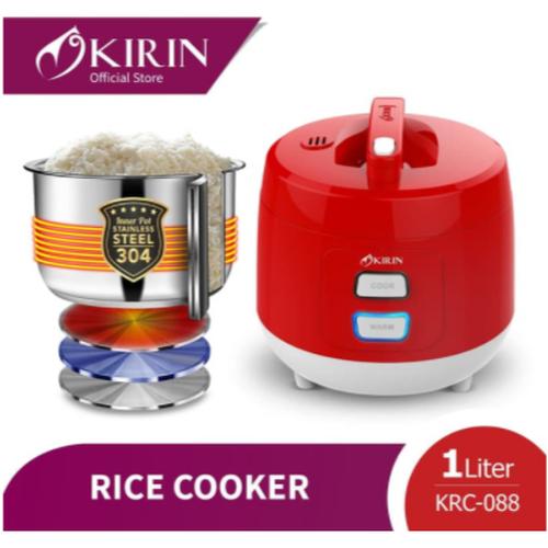 Jual Kirin RIce Cooker / Magicom 1 Liter Stainless Steel 1L KRC-088 RED ...
