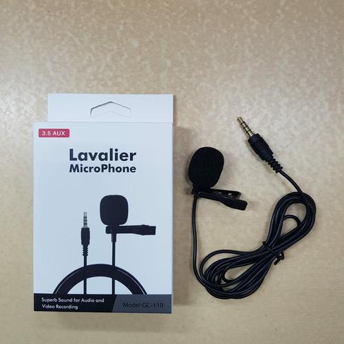 Jual Microphone Jepit mini jack stereo cable buat zoom meeting - Kota ...