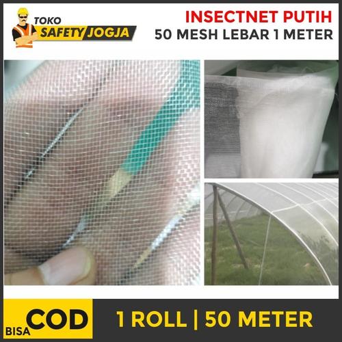 Jual JARING SERANGGA UNTUK PERTANIAN PUTIH MESH 50 PERANGKAP SERANGGA 1 ...