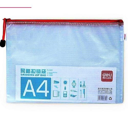 Jual ZIP BAG ZIPPER POKET DOMPET DOKUMEN PLASTIK SLETING SERBAGUNA A4 ...