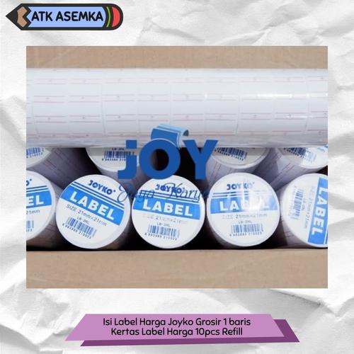 Jual Isi Label Harga Joyko Grosir 1 baris / Kertas Label Harga 10pcs ...