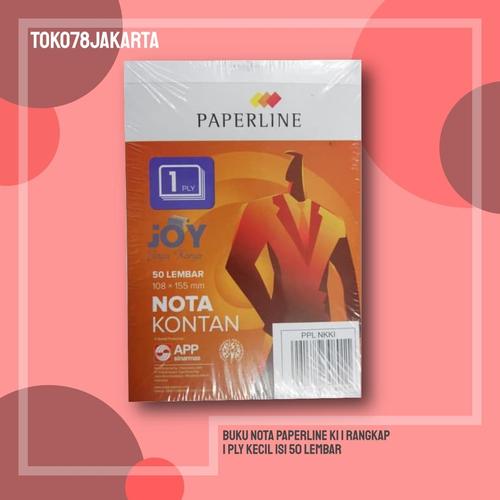 Jual Buku Nota Paperline K1 1 Rangkap / 1Ply Kecil isi 50 Lembar ...
