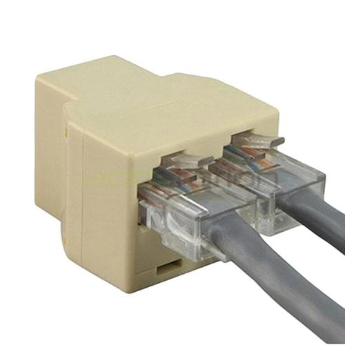 Promo Barrel RJ45 Double - Connector Barel Cabang RJ45 Sambungan LAN ...