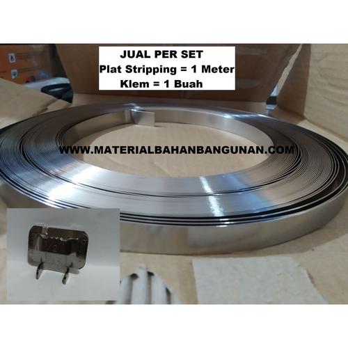 Jual Straping Plat Band it 1/2 inchTali Stainless Pengikat Peti Set ...