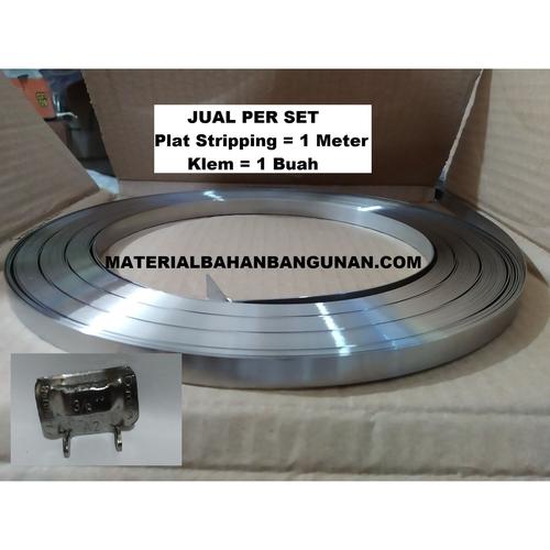 Jual Klem Pengencang Tiang Listrik 9 mm Clamp Packing Barang Permeter ...