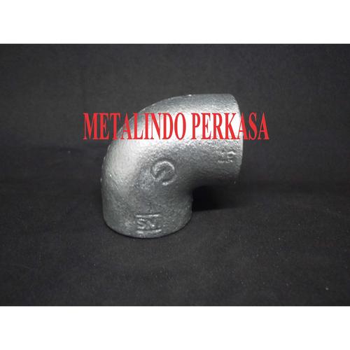 Jual Elbow / Knee / Keni Besi Galvanis Drat 90 Derajat Ø 3/4" - Blacksteel - Kota Tangerang ...