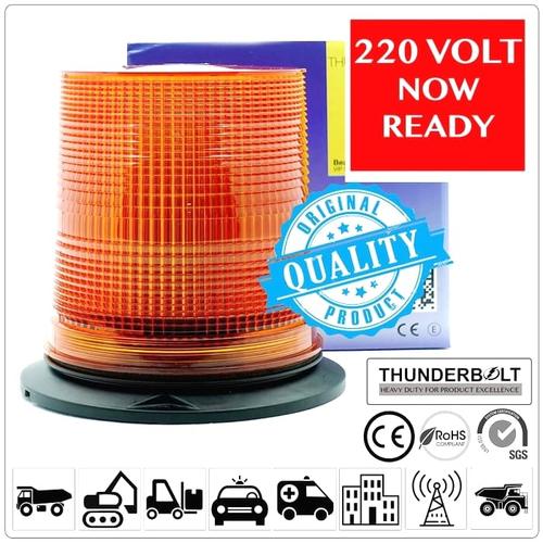 Jual LAMPU ROTARY WARNING LIGHT 220 VOLT THUNDERBOLT EXTRA BRIGHT ...