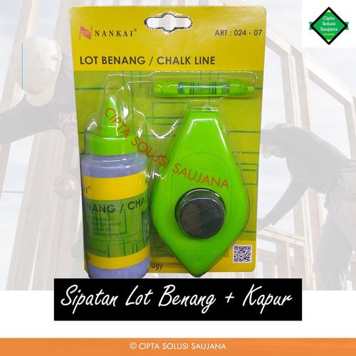 Promo NANKAI SIPATAN TUKANG LOT BENANG 30M TARIKAN BENANG PENGGARIS ...