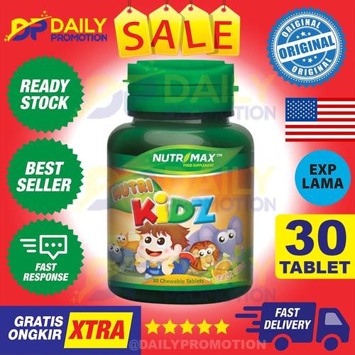 Jual NUTRIMAX NUTRI KIDZ KID NUTRIKIDZ MULTIVITAMIN MULTI VITAMIN 30 ...