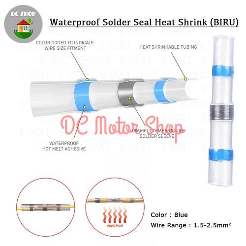 Jual Hot Seal Wire Connector Sambungan Kabel Waterproof Solder Heat ...
