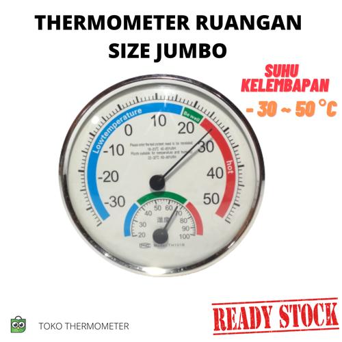 Jual Termometer Gudang Ruangan Hygrometer Analog Ruang Pendingin Jumbo ...