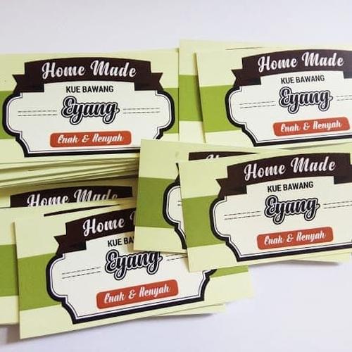 Jual Cetak STIKER LABEL PRODUK/PARTAI 15x10cm - Jakarta Pusat ...