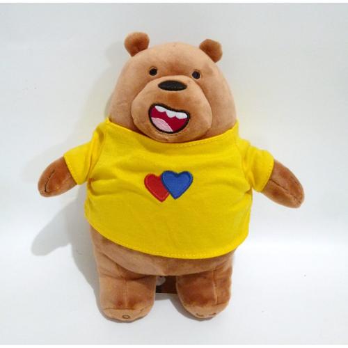 Jual Boneka We Bare Bears Original Miniso Cartoon Network Grizzly Bear ...