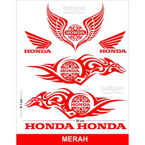 Promo Stiker Motor Cutting Sticker Body Motor HONDA TRIBAL - Gold - Kab ...