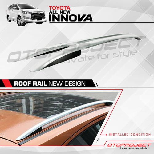 Jual ROOFRAIL New Design INNOVA Reborn 2018 - Roof Rail Atas (Ada Celah ...
