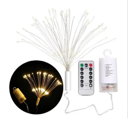 Jual lampu led hias gantung kembang api firework meteor rain remote ...