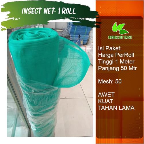 Jual Insect Net Insek Net Jaring Serangga GreenHouse Hijau 1 Rol Cap ...