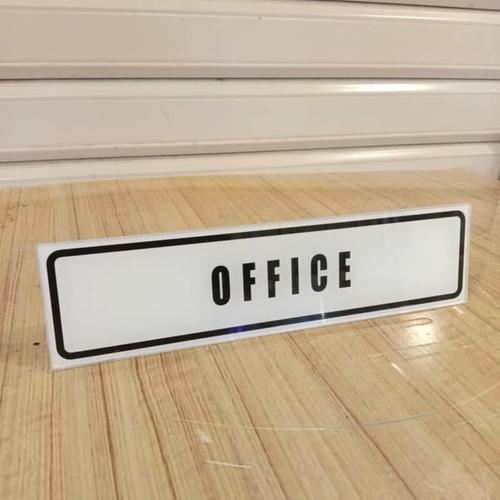 Jual SIGN AKRILIK OFFICE UKURAN 5X20CM - Jakarta Barat - Sentral Safety ...