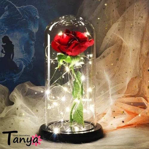Jual Eternity Artificial Rose with Sparkling Light in Dome - Jakarta ...