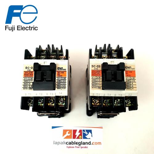 Jual Kontaktor SC-03 220VAC Fuji Electric Magnetic Contactor screw ...