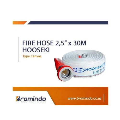Jual Hooseki Fire Hose Canvas 2.5 inchi x 30 M Machino Coupling - Kota ...
