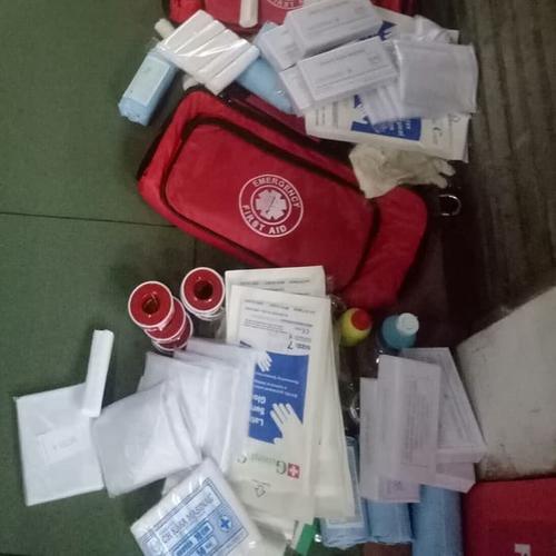 Jual Tas Obat P3k Type A Lengkap isi / Tas P3K first Aid Kit Emergency ...
