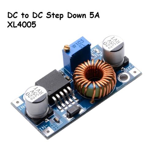 Jual XL4005 Adjusable DC to DC Step Down 5A Buck Converter - Kota ...