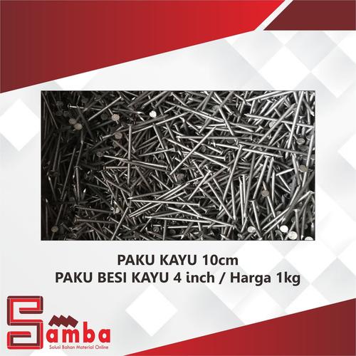 Jual PAKU KAYU 10 cm / PAKU BESI KAYU 4 inch / harga 1 kg - Kota ...