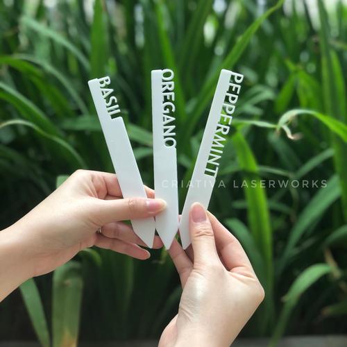 Jual Plant Name Tag | Plant Marker | Nama Tanaman Pot Hiasan Taman ...