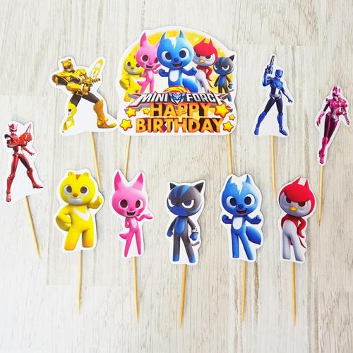 Jual Mini Force Cake Topper Birthday 1 set isi 10 pcs - Kota Surabaya ...