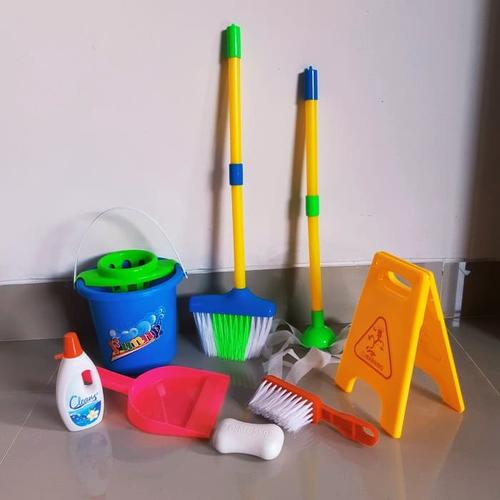 Jual Mainan Cleaning Kit Set Alat Kebersihan - Sapu Pel Clean Anak ...
