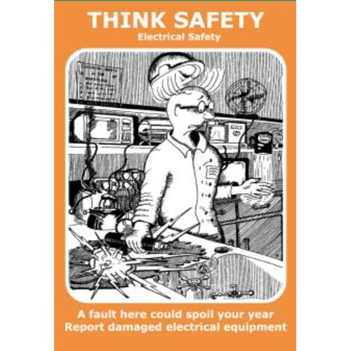 Jual Poster Kapal IMO Think Safety Electrical Safety Poster IMPA 331710 ...