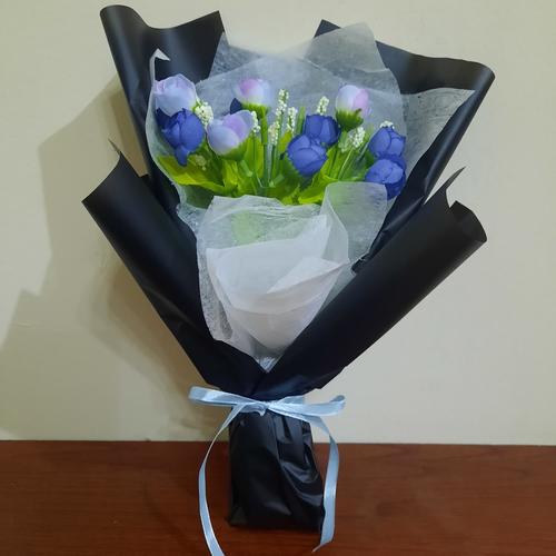 Jual Buket Bunga Tulip Artifisial - Orange - Kota Tangerang - BnG ...