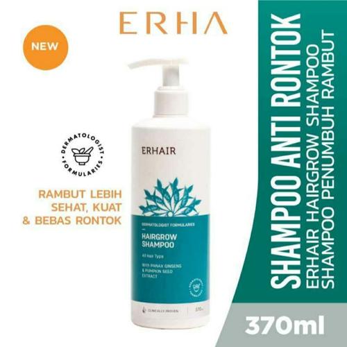 Jual Erha HairGrow Shampoo 370ml Erhair Hair Grow 370 Ml Rambut Rontok ...