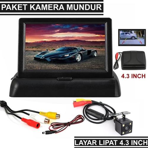 Jual Paket Kamera Mundur/Parkir Lengkap dengan Layar Lipat 4.3 Inch ...
