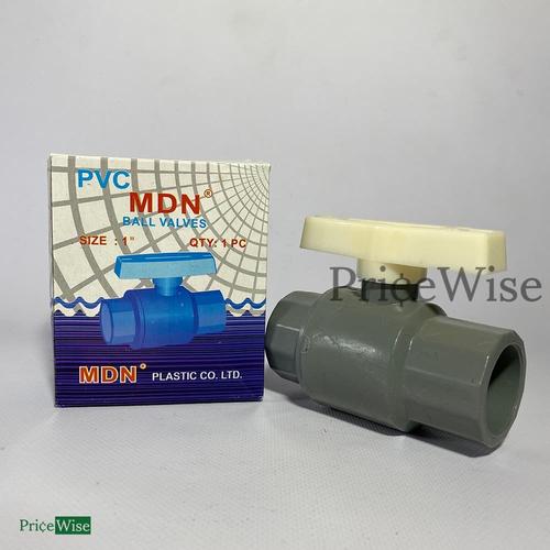 Jual Stop Kran Gagang PVC 1 / PVC Ball Valve MDN - 1 buah - Kota ...