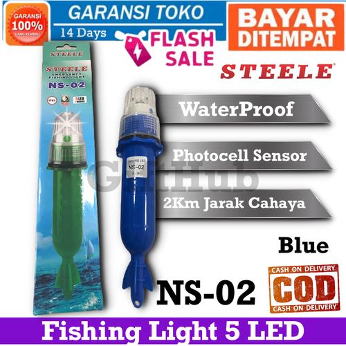 Jual Steele Lampu Nelayan LED Emergency untuk Kapal / Pancing NS-02 ...