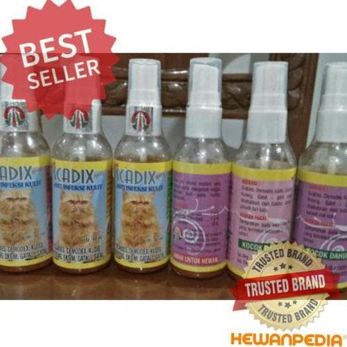Jual SCADIX CAT 60 ml Obat Semprot Infeksi Kulit Kucing Kelinci Scabies ...