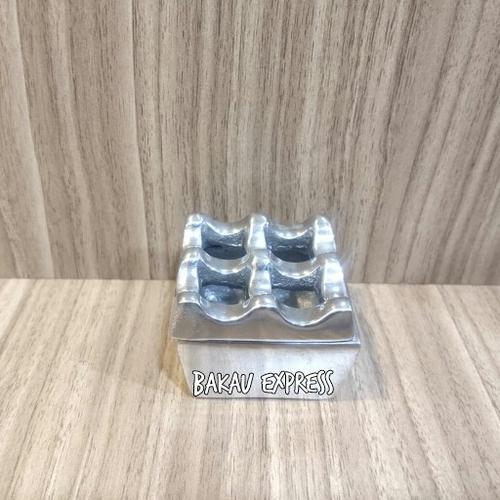 Jual Ashtray.Asbak Aluminium 4 Hole Warna Silver - Kota Bekasi - Bakau ...