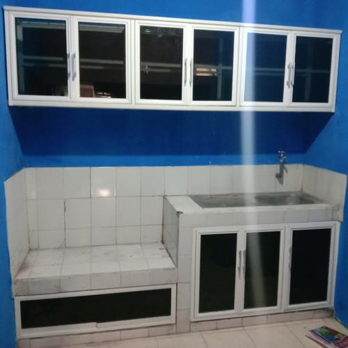 Jual kitchen set aluminium kaca - Hitam - Kota Surabaya - HD aluminium ...