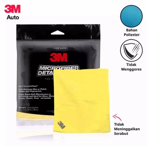 Promo 3M Kain Lap Microfiber 33x36 CM Detailing Cloth Mobil / Motor 3M ...