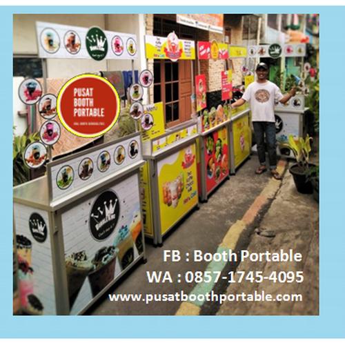 Jual BOOTH PORTABLE MEDIUM 100CM SUDAH PAKAI STIKER - MEJA JUALAN LIPAT ...