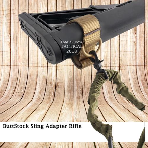 Jual ButtStock Sling Adapter Rifle Stock Gun Strap Gun Rope Strapping ...