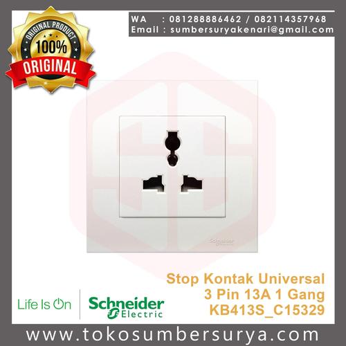 Jual Stopkontak / Stop Kontak Universal 3 Pin 1 Gang 13A Vivace ...