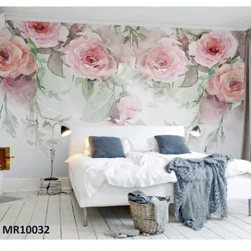 Jual Photowall Mural Dinding Wallpaper Mural Bunga Mawar 3D - Kota ...