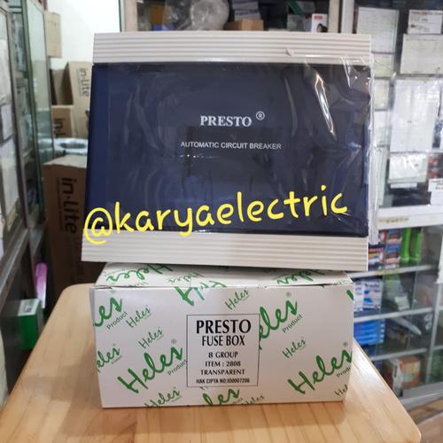 Jual BOX MCB PRESTO INBOW 8 GROUP 8 GRUP 2808 TANAM FUSE BOX - Jakarta ...