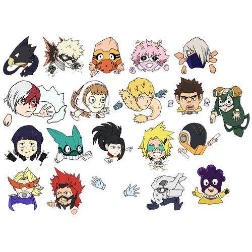 Jual Stiker My Hero Academia / boku no hero academia : stiker lucu ...