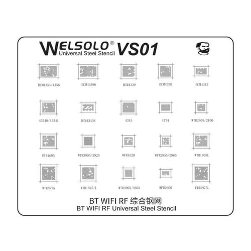 Jual Cetakan Ic Wtr IC Wifi Welsolo VS01 Original BT WIFI RF STEEL STENCIL - Kab. Bogor - Spare ...
